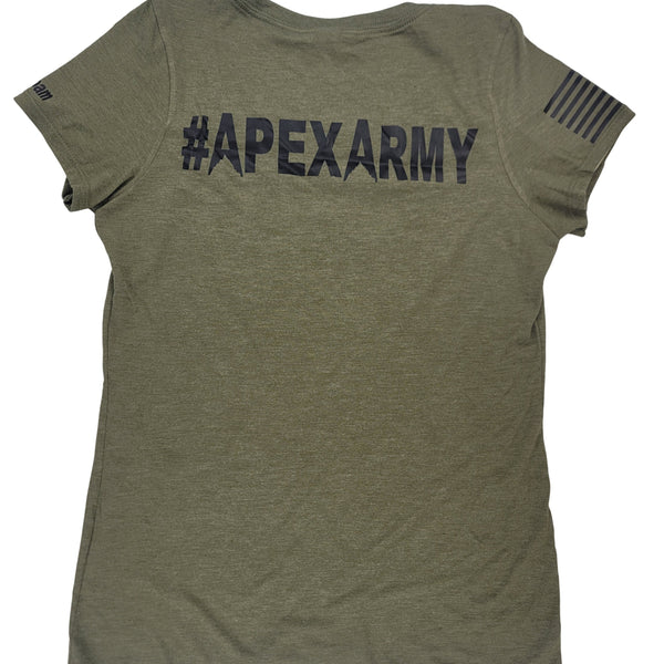 Apex Army - Women's V-Neck - Apex Chassis