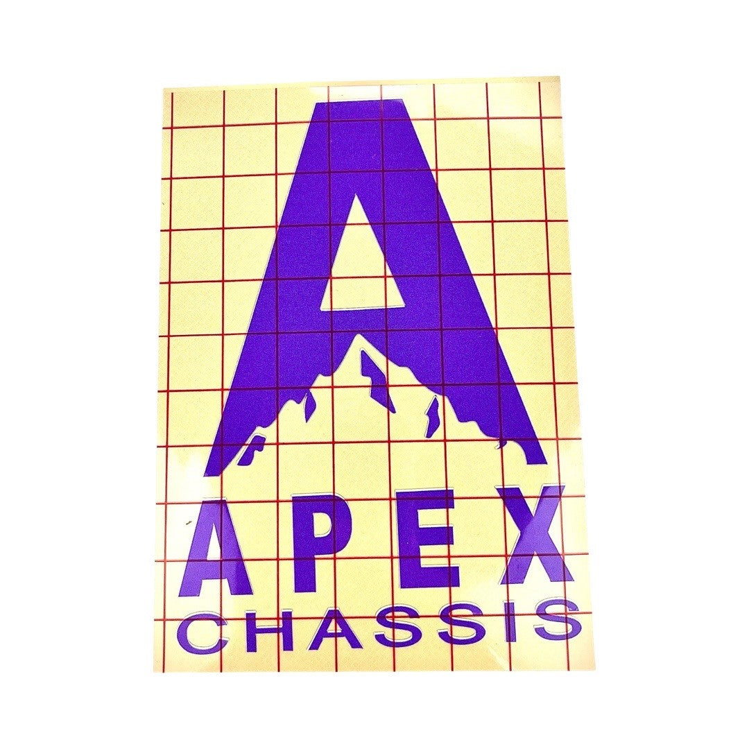 Apex Vinyl Transfer Sticker-Purple - Apex Chassis